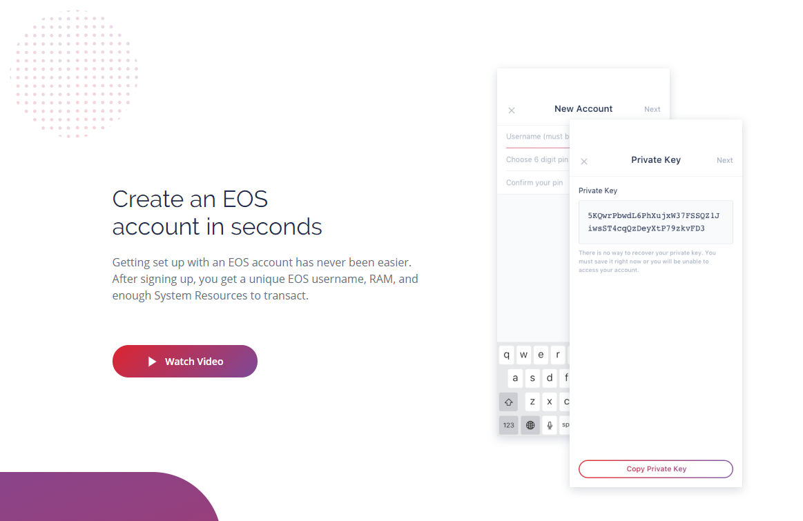 [이오스 이야기] 이제는 휴대폰에서 5초면 이오스 계정생성 끝? EOS Lynx App 등장소식! - 디온의 CRYPTO로그